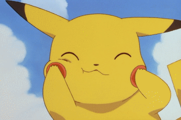 pikachu excited gif