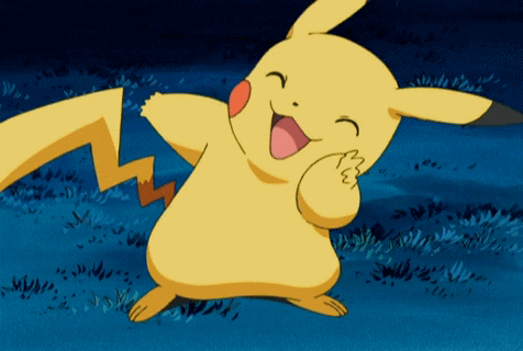 pikachu excited gif