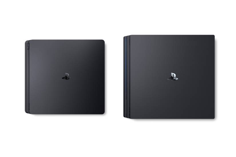 Here's PS4 Pro, PS4 slim and the OG PS4 side-by-side