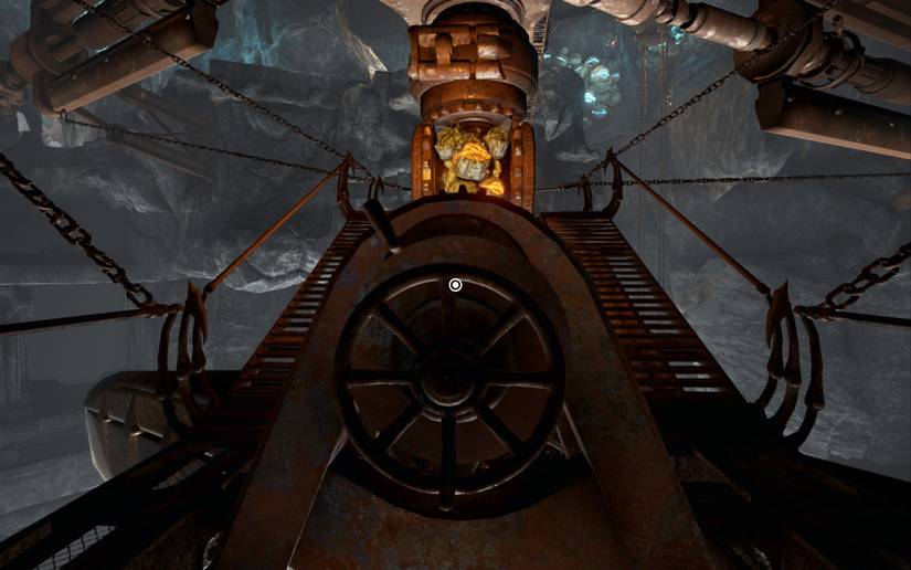 Obduction walkthrough: Kaptar 2. Engaging the turbine