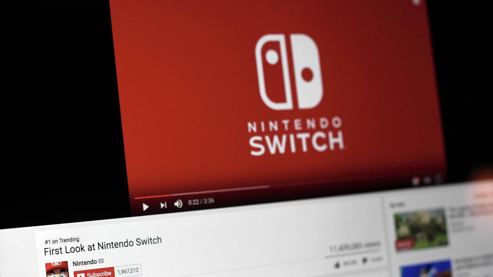 The Nintendo Switch reveal is the most viewed video on Nintendo’s ...