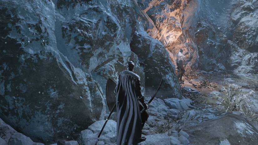 Dark Souls 3: Ashes of Ariandel walkthrough 2. Rope Bridge Cave bonfire