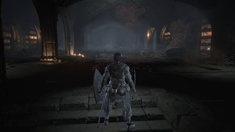 Dark Souls 3: Ashes of Ariandel walkthrough 5. Snowy Mountain Pass bonfire
