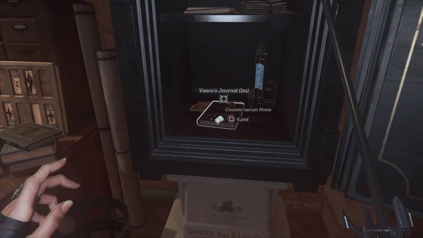 dishonored safe codes