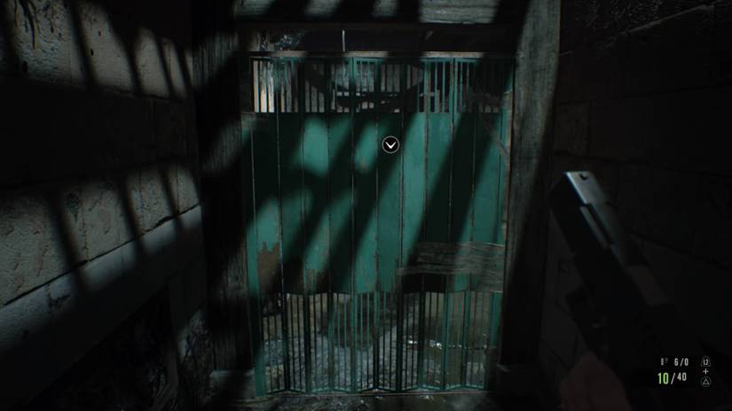 resident evil 7 wall