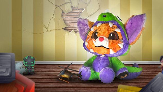 This cute new Dino Gnar plush is sure to brighten your day
