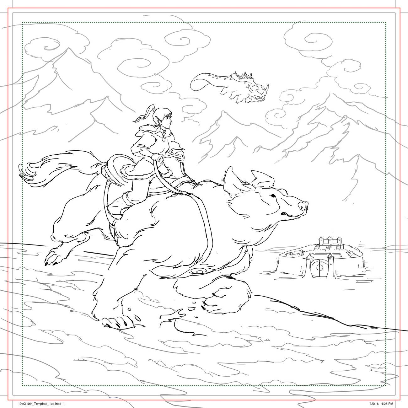 legend of korra coloring pictures