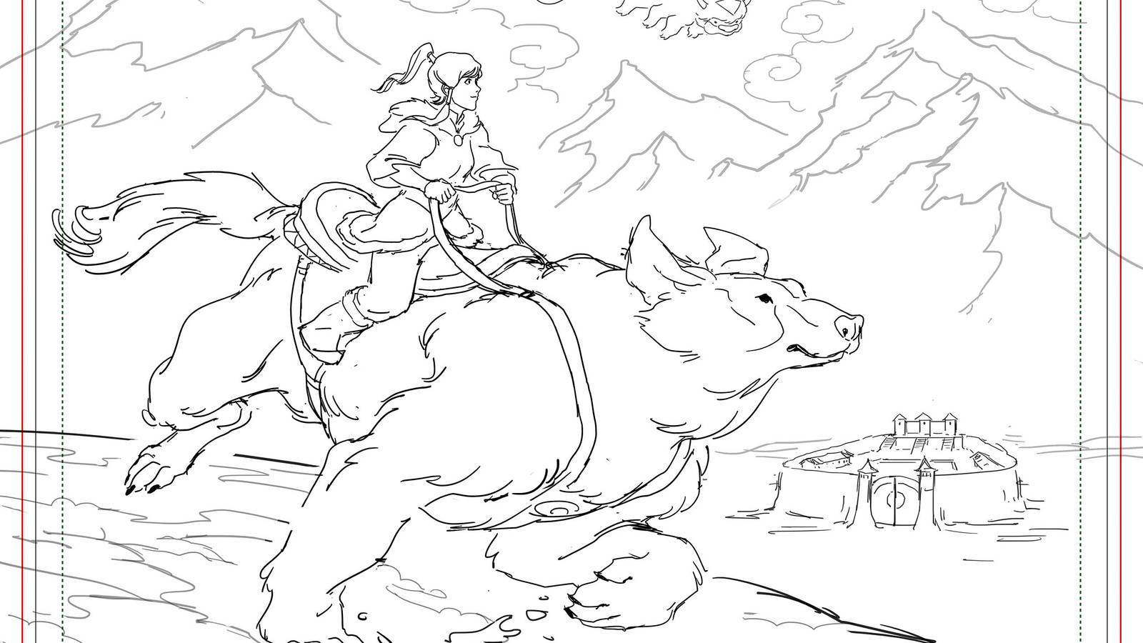 comic coloring pages for adults