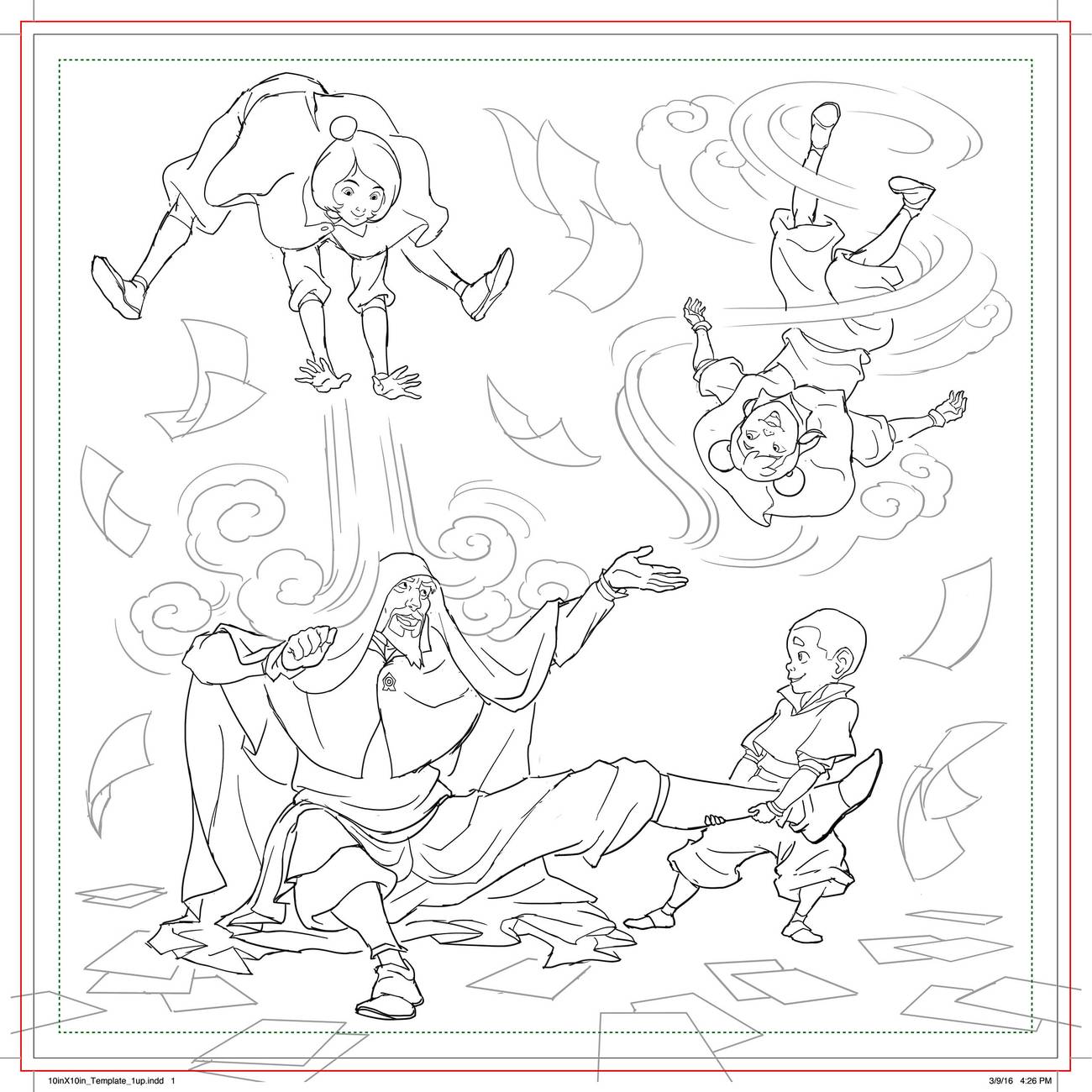 legend of korra coloring book