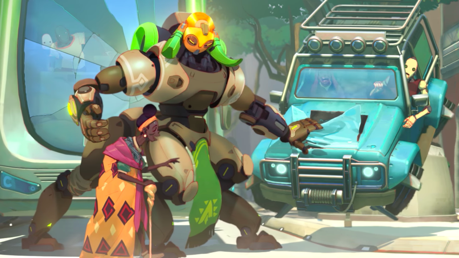 Overwatch’s new hero Orisa: All her skins, emotes and unlocks