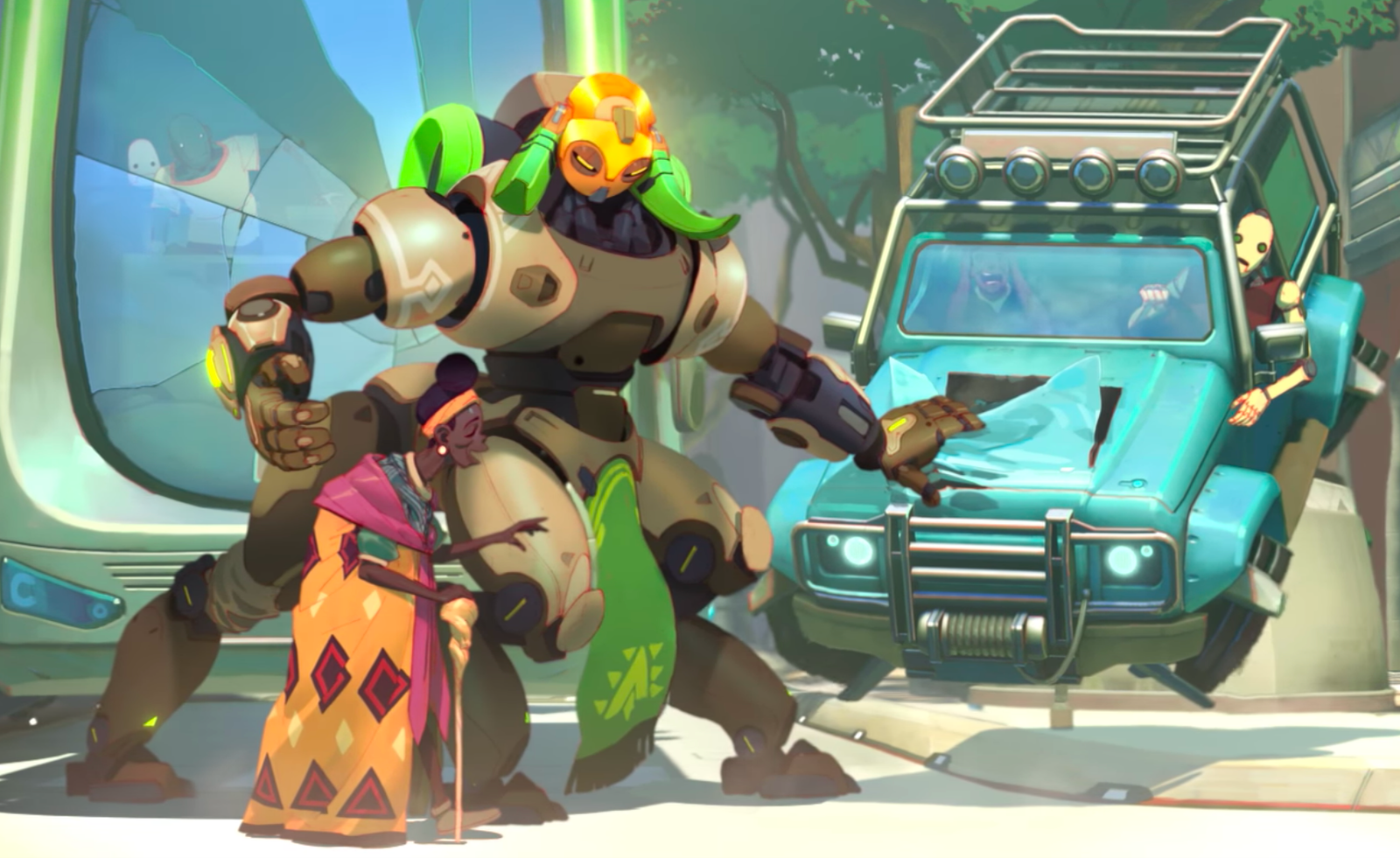 Overwatch’s new hero Orisa: All her skins, emotes and unlocks