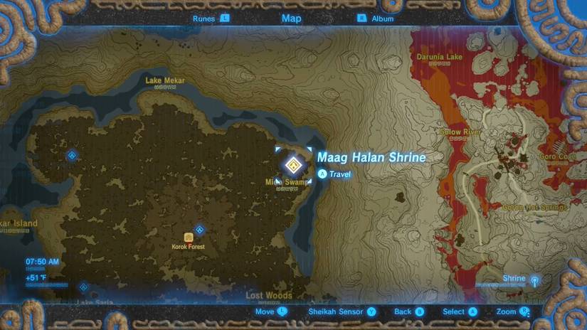Zelda: Breath of the Wild guide: Maag Halan shrine (The Test of Wood ...