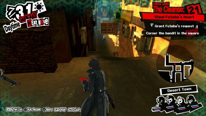 Futaba Tomb Palace walkthrough and Cognitive Wakaba Isshiki boss, Persona 5