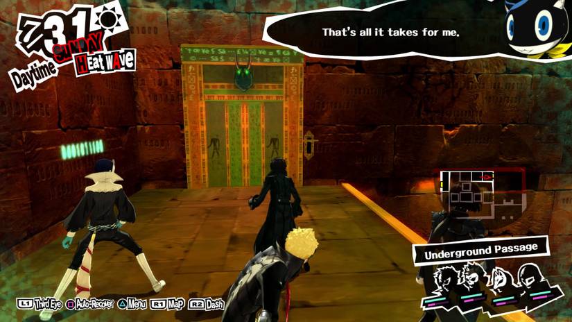 Futaba Tomb Palace walkthrough and Cognitive Wakaba Isshiki boss, Persona 5