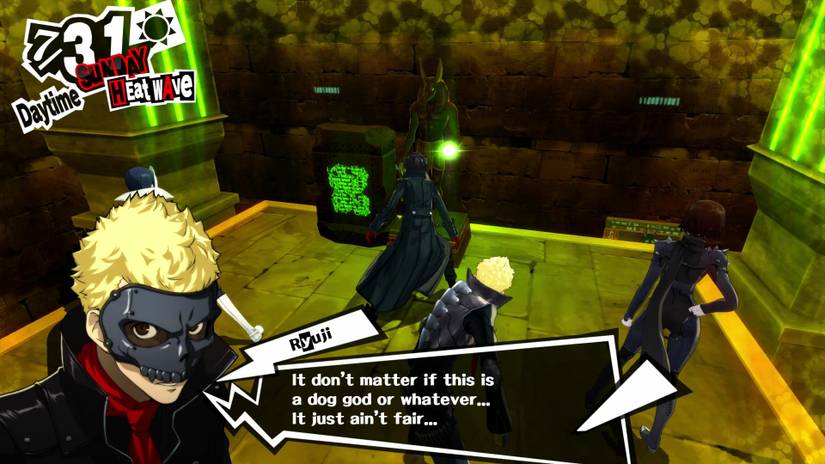 Futaba Tomb Palace walkthrough and Cognitive Wakaba Isshiki boss, Persona 5