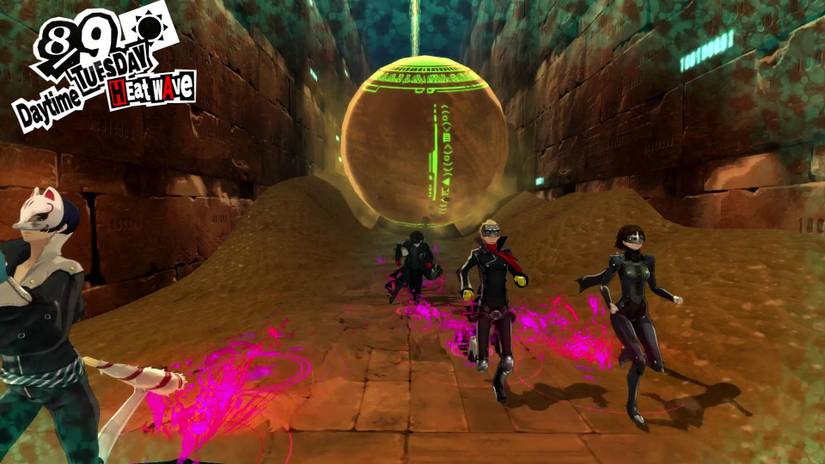 Futaba Tomb Palace walkthrough and Cognitive Wakaba Isshiki boss, Persona 5