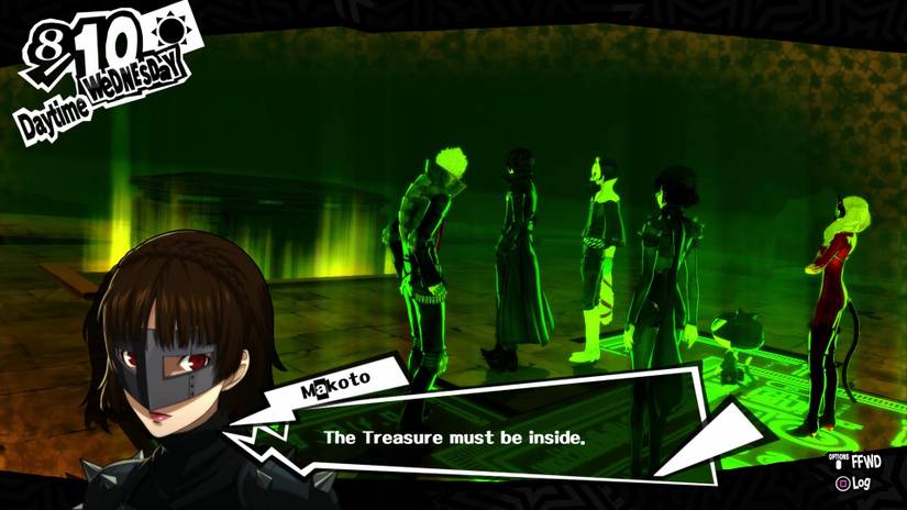 Futaba Tomb Palace walkthrough and Cognitive Wakaba Isshiki boss, Persona 5