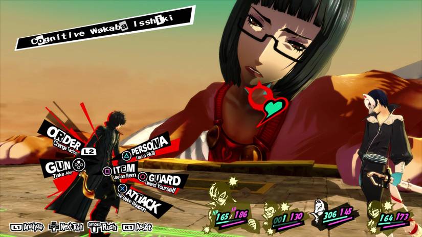Futaba Tomb Palace walkthrough and Cognitive Wakaba Isshiki boss, Persona 5