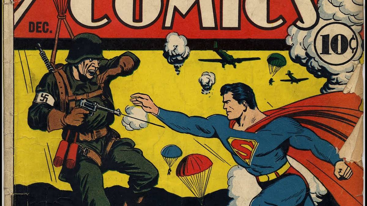 superman punch comic