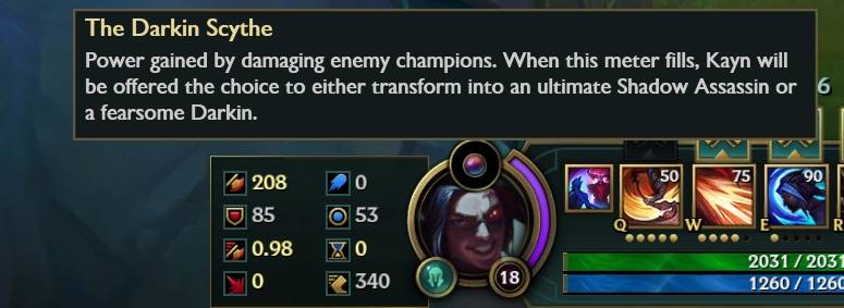 Kayn’s forms: how they work and how to choose