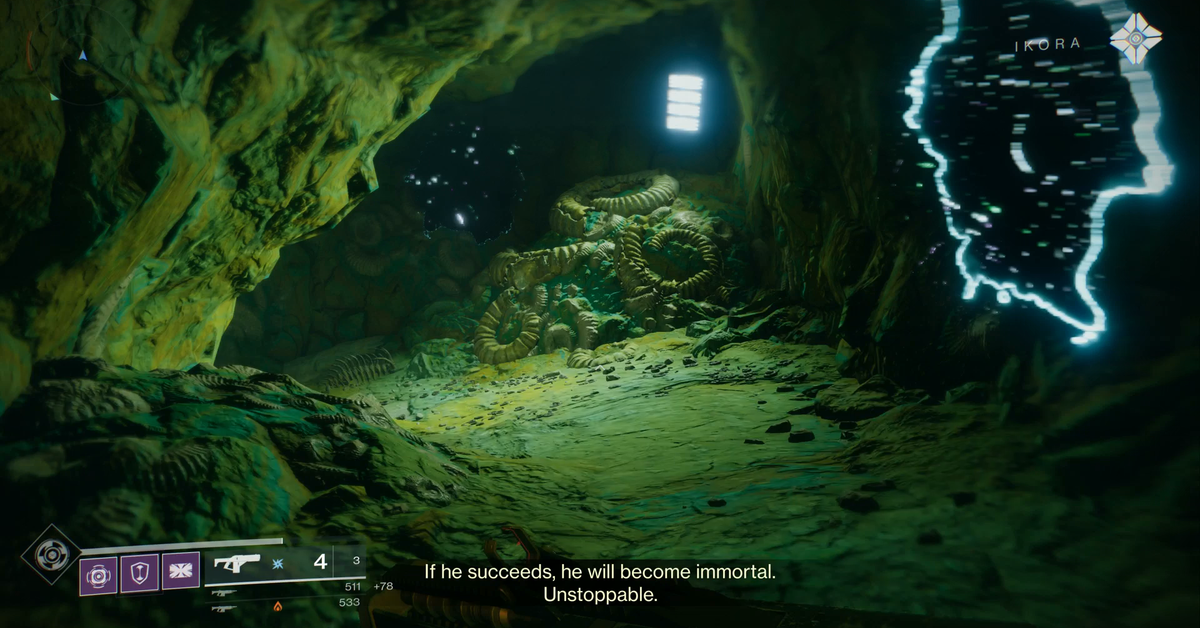destiny 2 cave