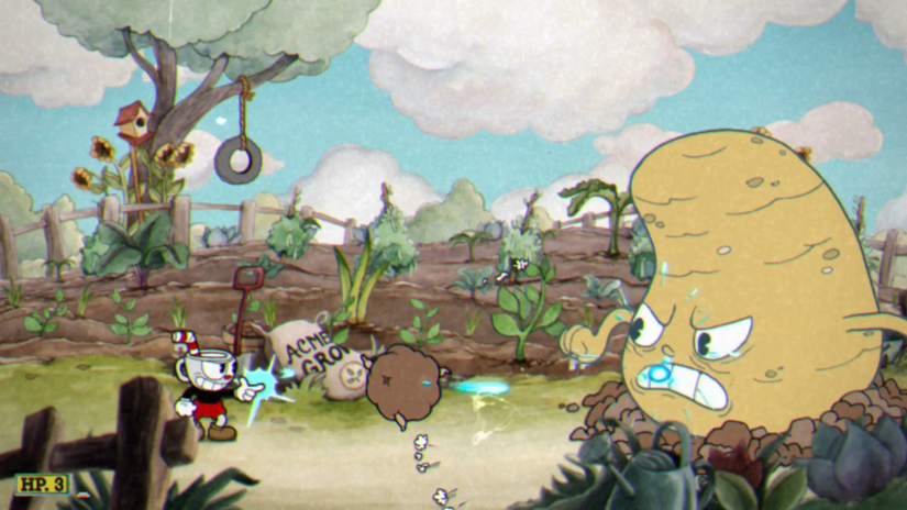 Cuphead boss guide: The Root Pack in ‘Botanic Panic’