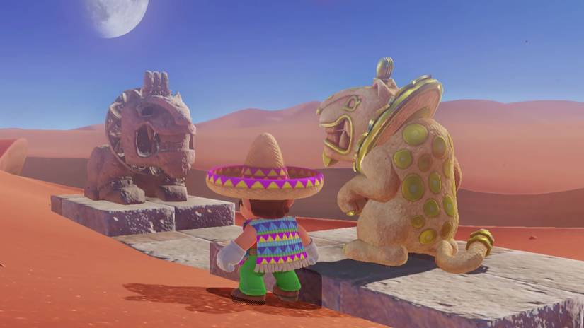 Super Mario Odyssey guide: Sand Kingdom all power moon locations