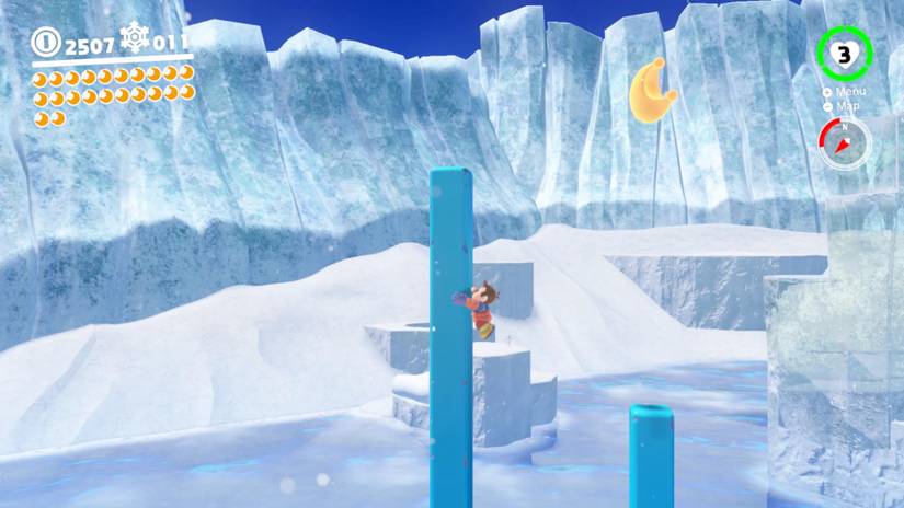 Super Mario Odyssey guide: Snow Kingdom all power moon locations
