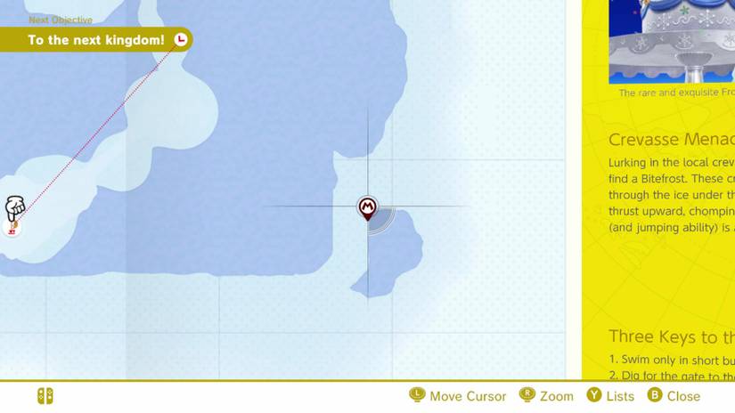 Super Mario Odyssey guide: Snow Kingdom all power moon locations