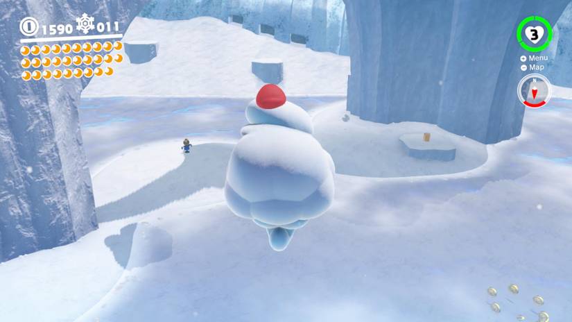 Super Mario Odyssey guide: Snow Kingdom all power moon locations
