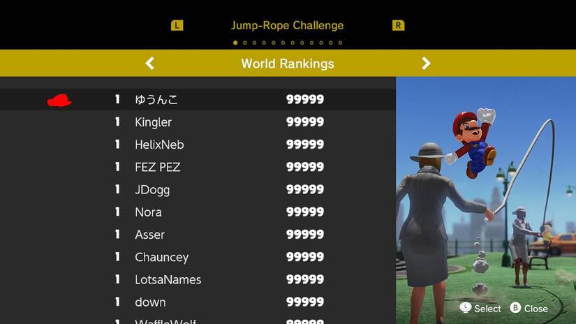 jump rope challenge mario odyssey