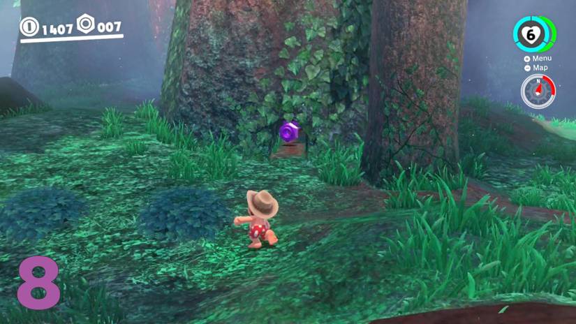 Super Mario Odyssey guide: Wooded Kingdom all purple coin locations