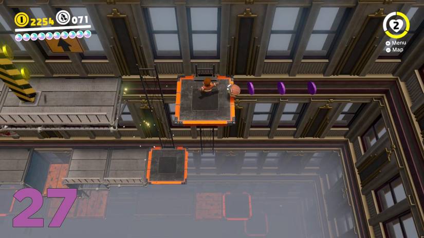 Super Mario Odyssey guide: Metro Kingdom all purple coin locations