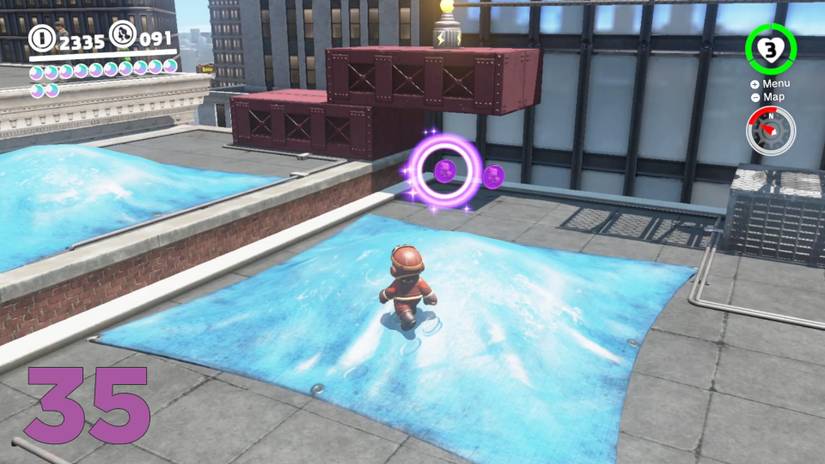 Super Mario Odyssey guide: Metro Kingdom all purple coin locations